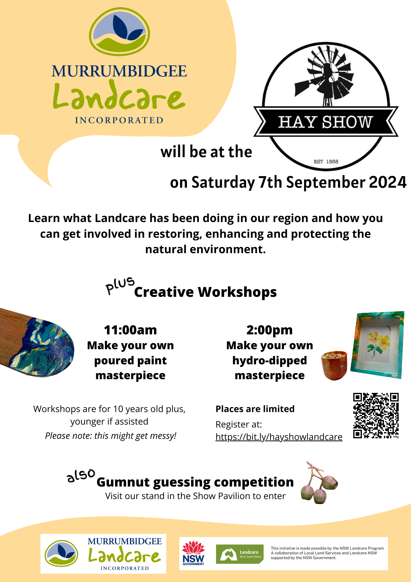 Hay Show Workshops / 7 September 2024 / Murrumbidgee Landcare Inc